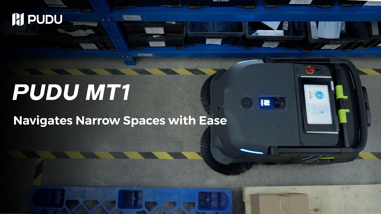 PUDU MT1 Navigates Narrow Spaces with Ease | Pudu Robotics - YouTube