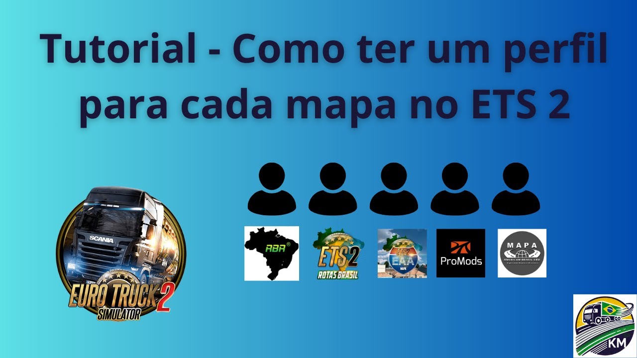 Tutorial Como ter um perfil para cada mapa no ETS 2 - YouTube