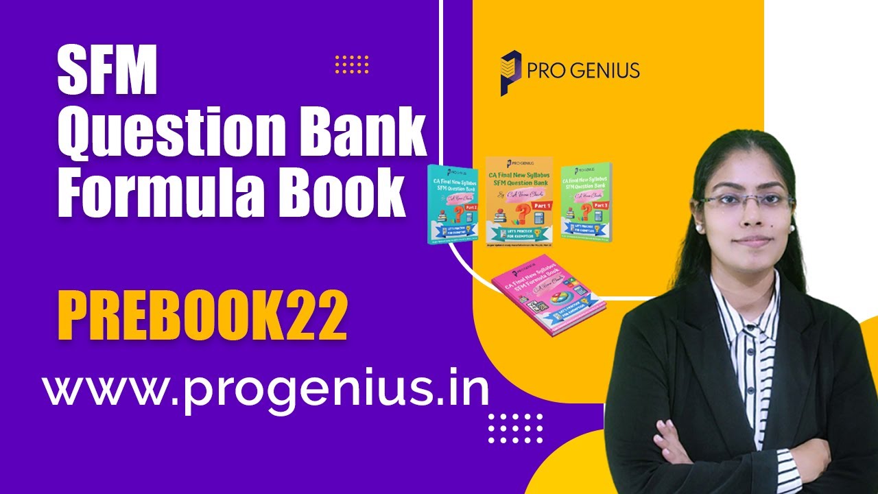 Best SFM Question Bank & Formula Book CA Final New Syllabus Launch by CA HEMA CHAWLA - YouTube