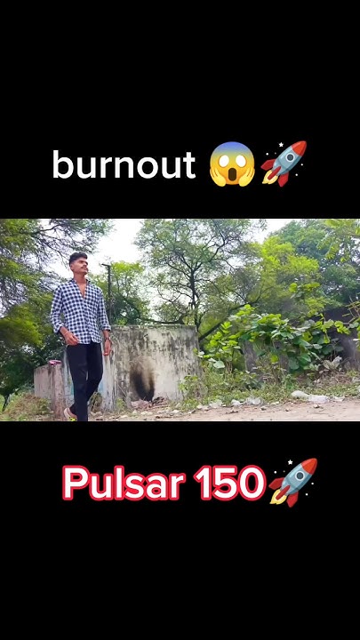 BURNOUT ️‍🔥😱🚀 PULSAR 150 PYTHON MOTO VLOG #shorts #shortsfeed #trendingshorts#viralshort - YouTube