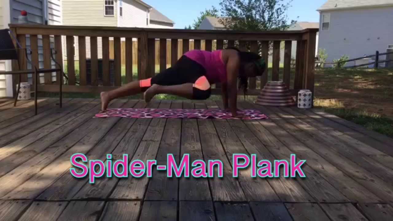 How to do the Spider-man & Alternating Hand Plank - YouTube