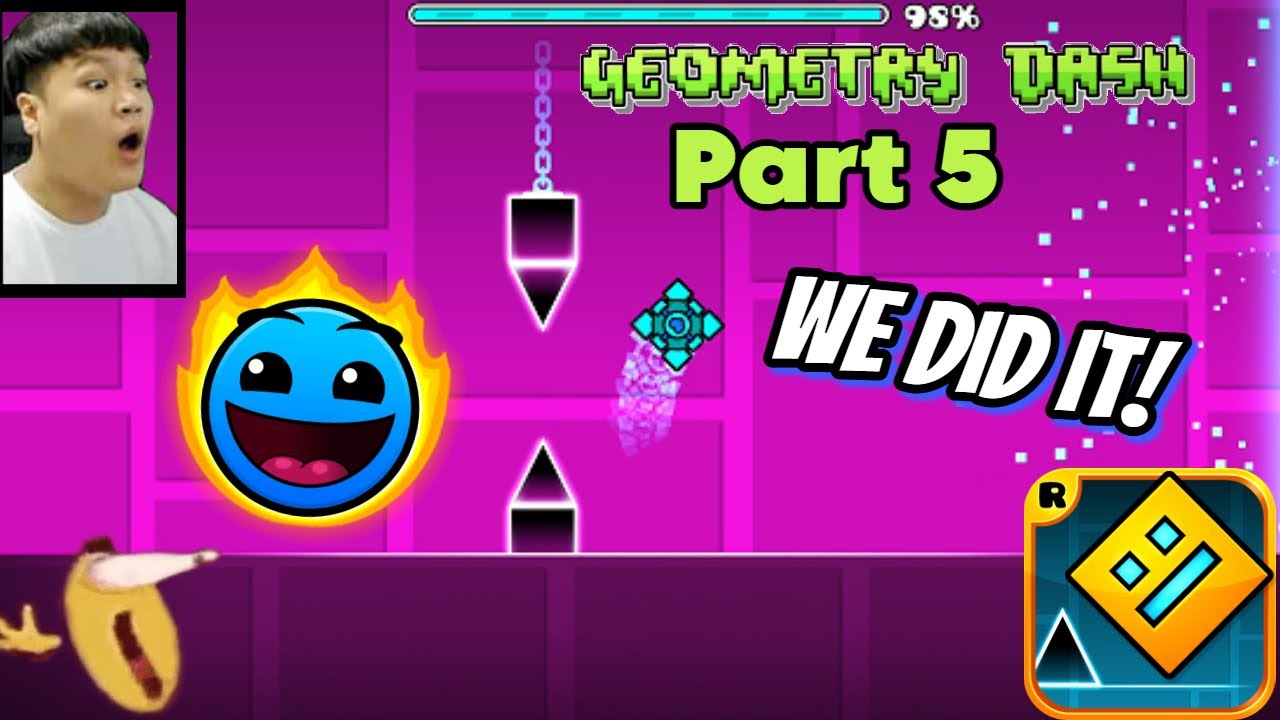 I Did it Base After Base Complete! | Geometry Dash Part 5 #gd #gameplay ...