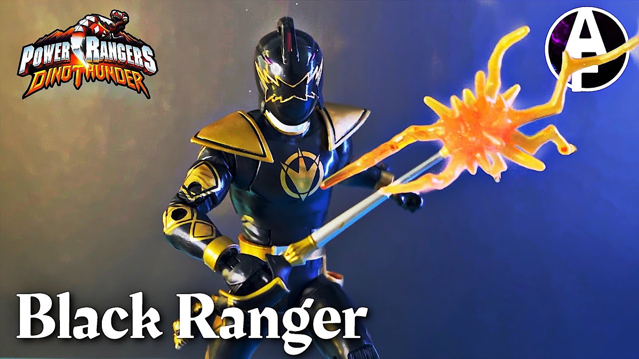 Hasbro | Lighting Collection | Power Rangers Dino Thunder | Black ...