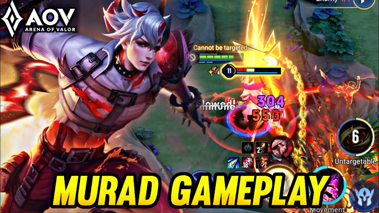 AOV : MURAD GAMEPLAY | IN JUNGLE - ARENA OF VALOR LIÊNQUÂNMOBILE ROV ...
