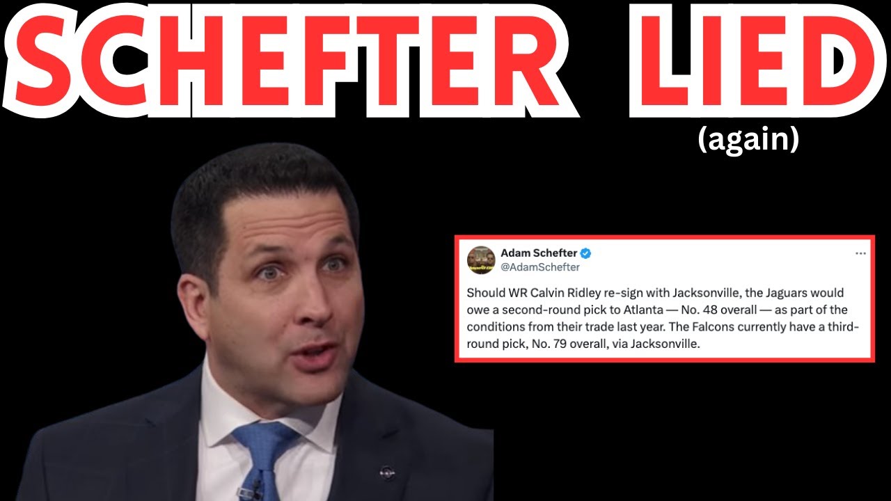 Adam Schefter LIES ON TWITTER About Calvin Ridley - YouTube
