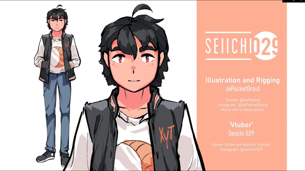 【Showcase】Seiichi 029's Live2D Model - YouTube