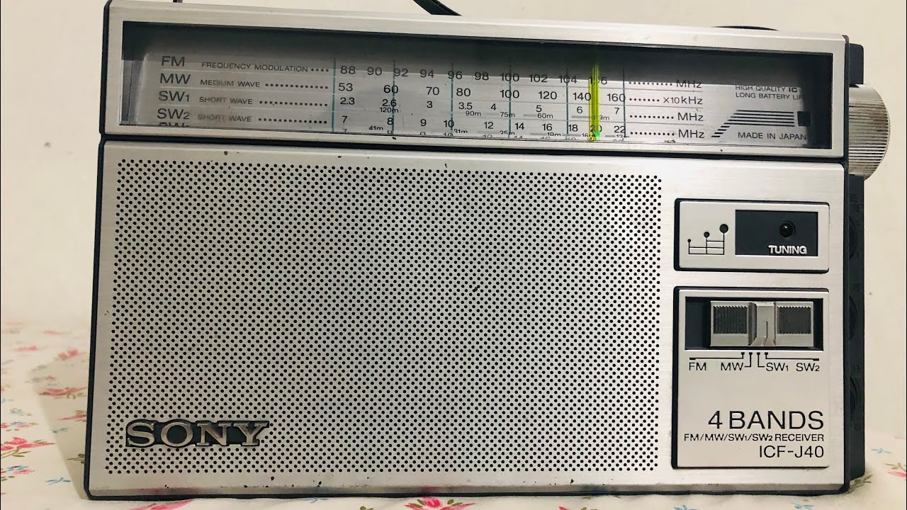 Sony 4 bands ICF-J40 sold out in Ghaziabad - YouTube
