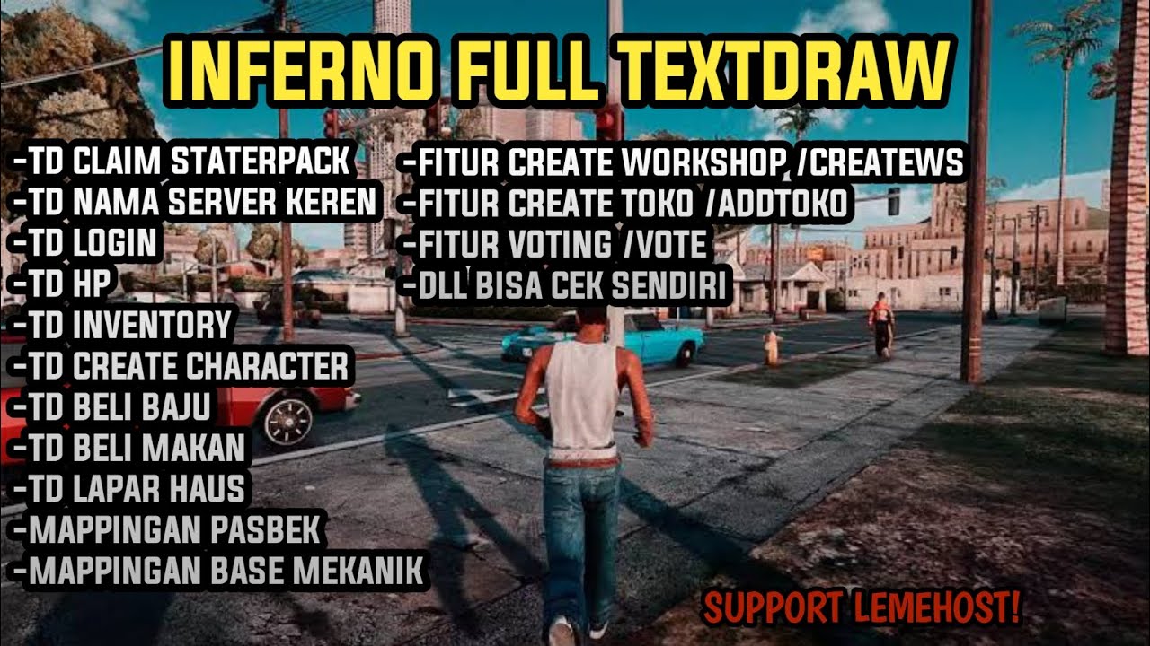 SHARE GM INFERNO FULL TEXTDRAW! || SUPPORT LEMEHOST! || GTA SAMP - YouTube
