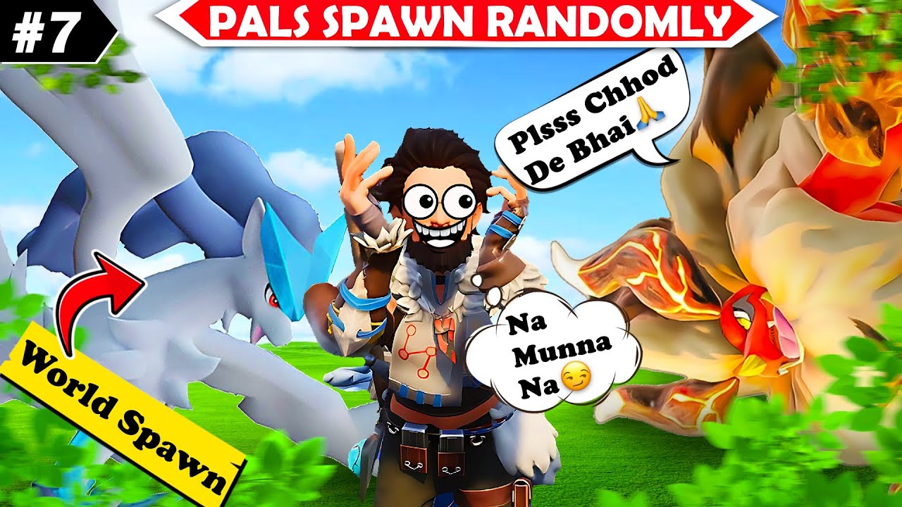 Palworld BUT THE PALS SPAWN RANDOMLY ANYWHERE 🤯| PAL SPAWN RANDOMLY (MODDED) SERIES EPISODE #7 ...