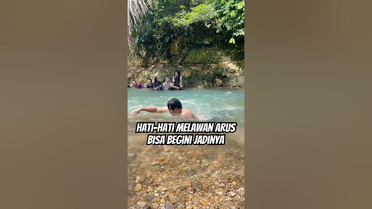 Hampir saja tenggelam karena mencoba melawan arus - YouTube