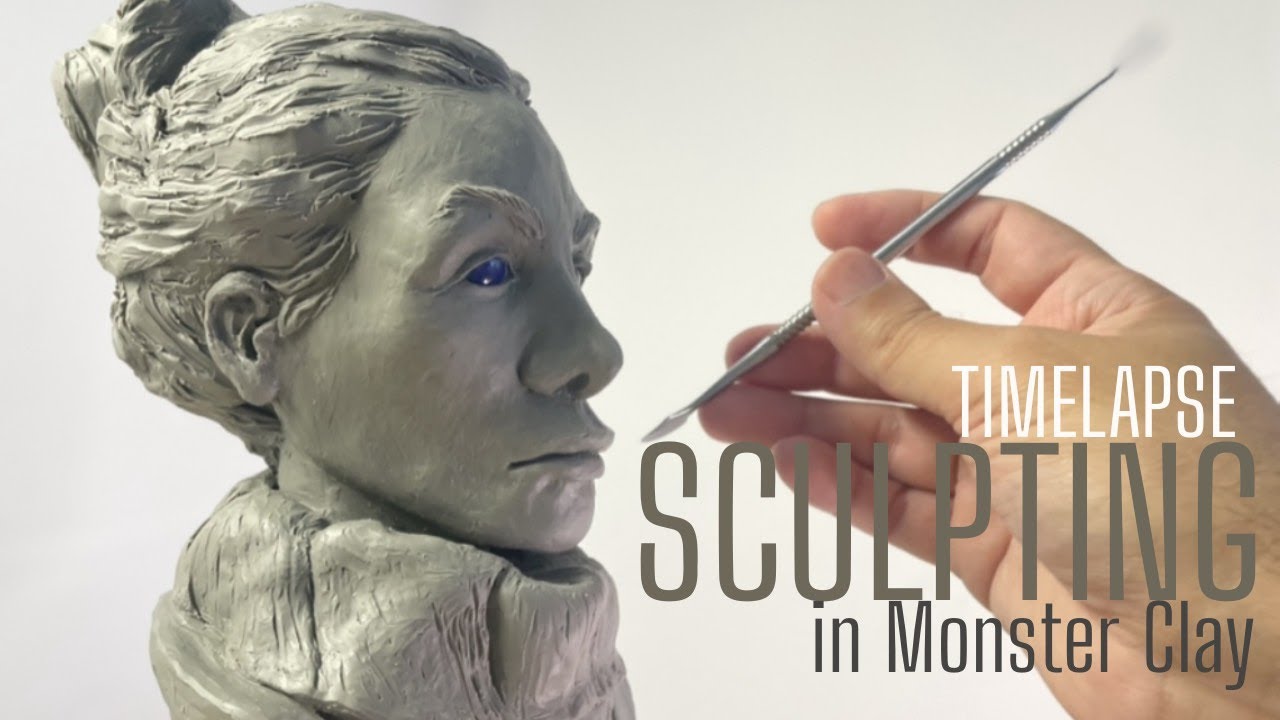 SCULPTING A FEMALE FIGURE IN CLAY / The female Bust. - YouTube