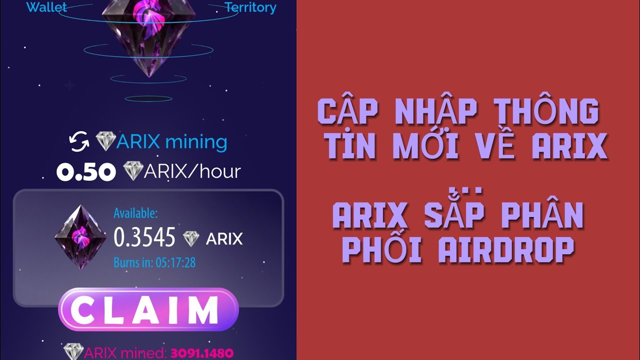 ARIX SẼ PHÂN PHỐI TRẢ AIRDROP - THÔNG TIN MỚI VỀ DỰ ÁN ARIX - YouTube