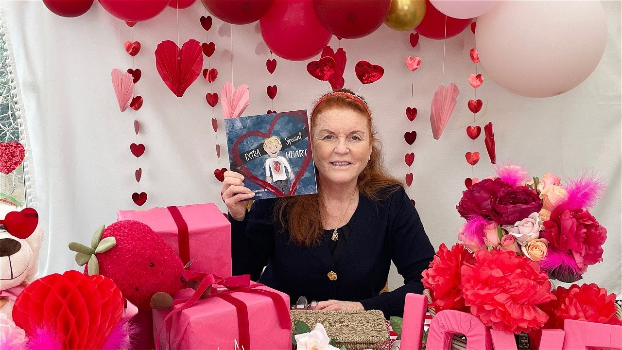Sarah Ferguson reading Extra Special Heart by Carli Valentine - YouTube