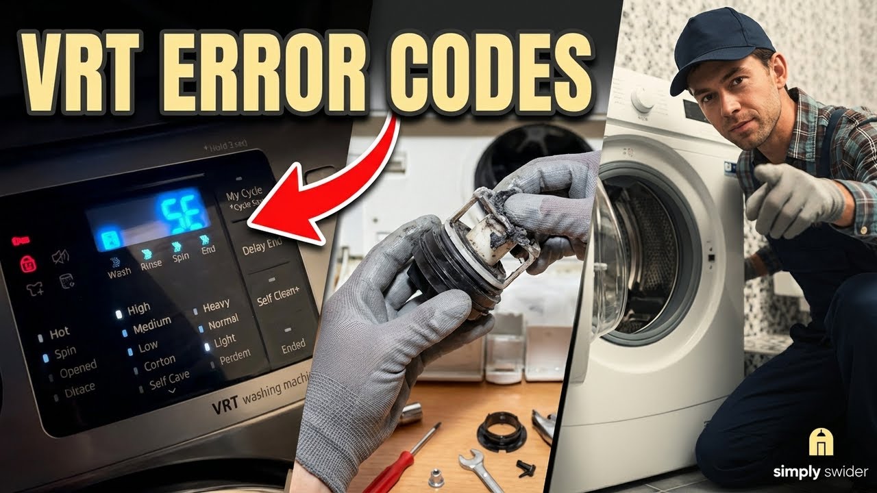 Samsung VRT Error Codes | UE, 5E, 4C, DC, FL - Complete Fix Guide - YouTube