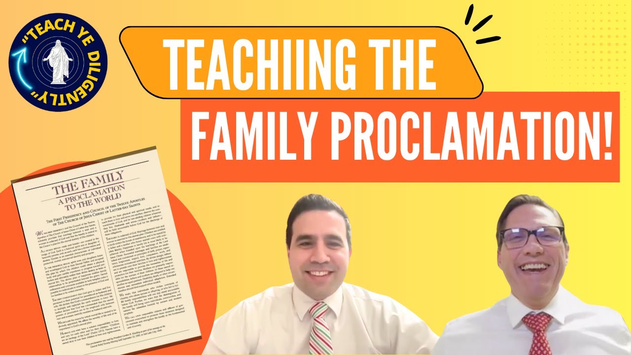 S3E12 - Teaching the Family Proclamation (Parts 1-3) & Year-End! - YouTube