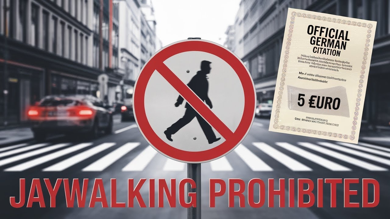 Why Jaywalking in Germany is a BIG Deal (But Not in America!) - YouTube