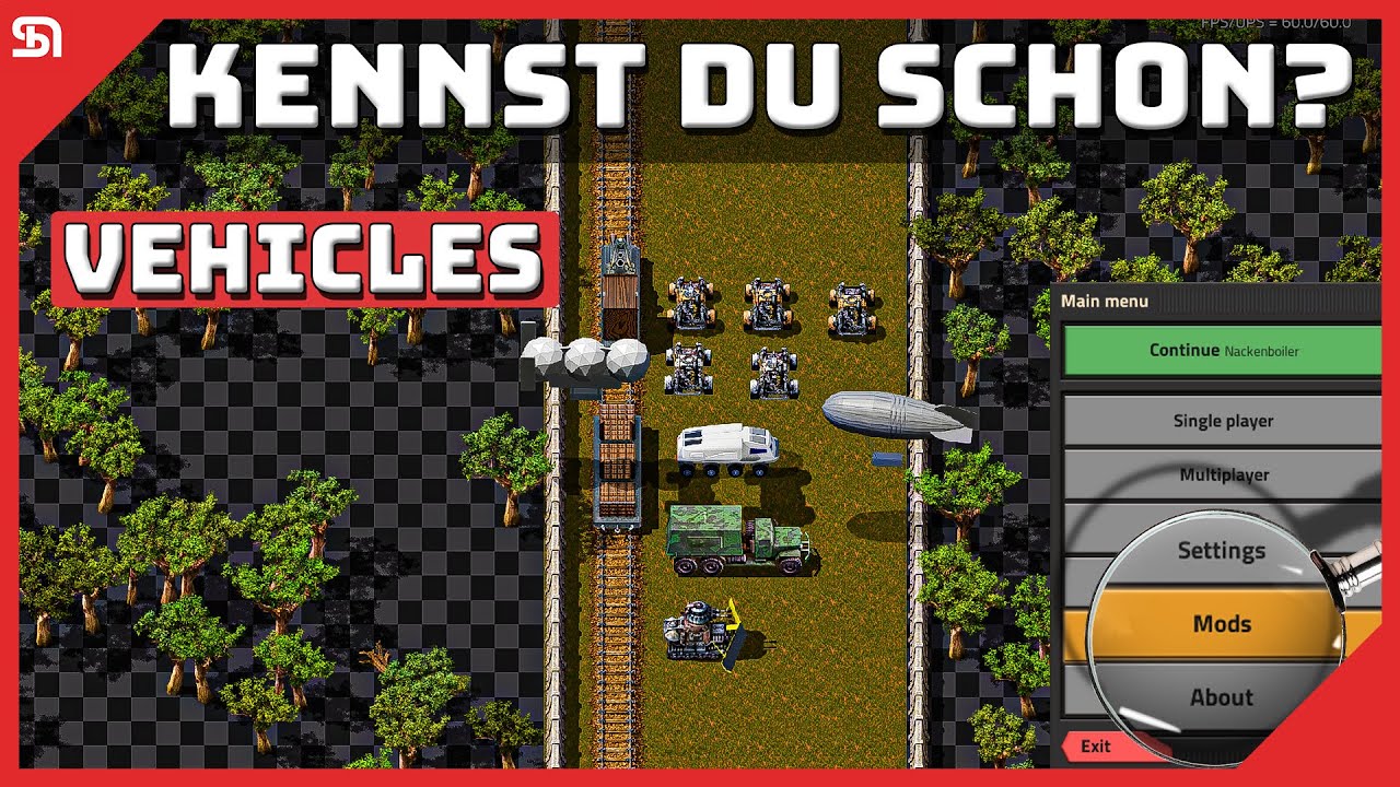 VEHICLES | Factorio Mod | Deutsch - YouTube