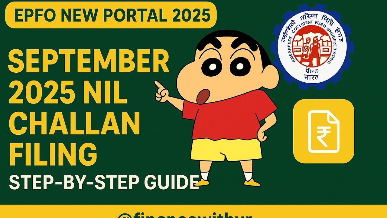 “September NIL Challan Filing in New EPFO Portal (2025 Revamp)” - YouTube