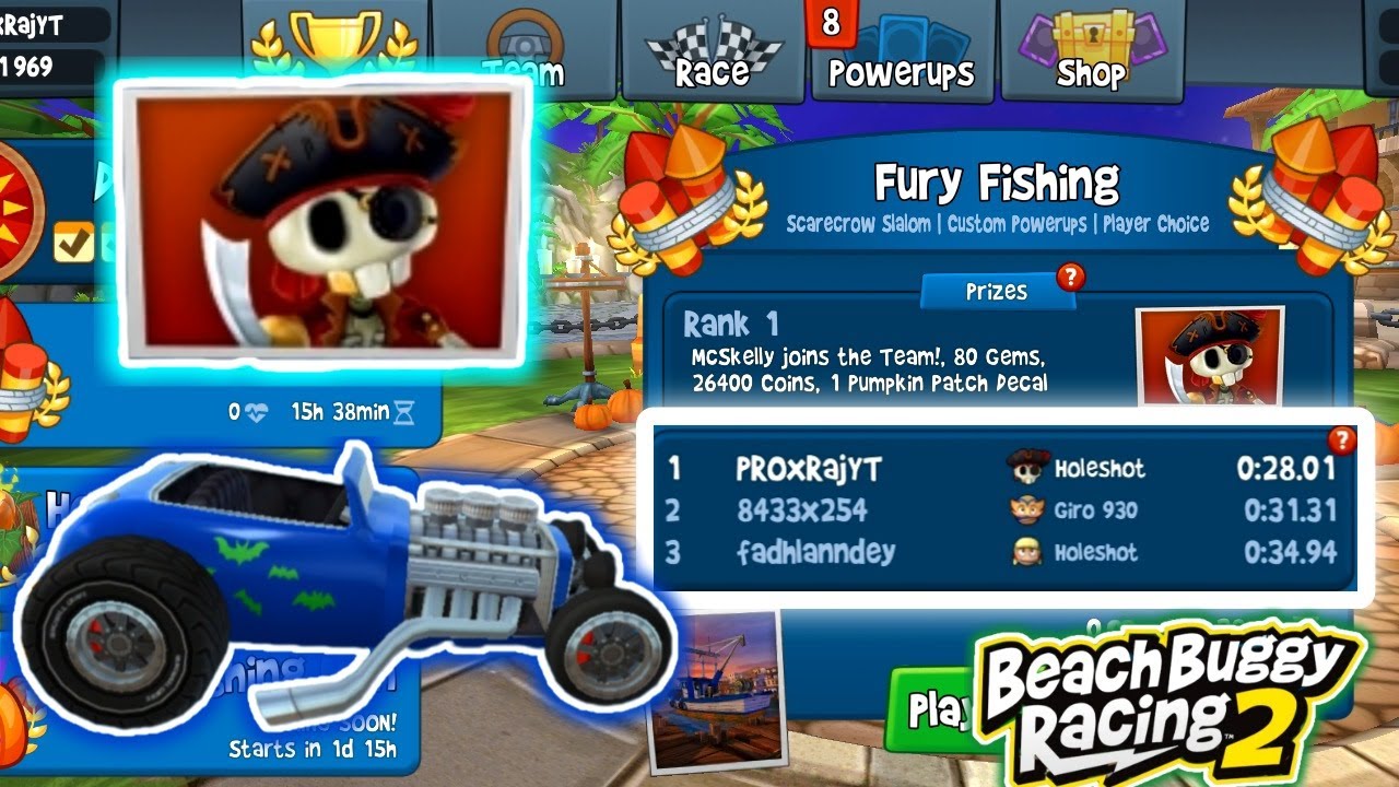 🏁Fury Fishing - beach buggy racing 2 | 🥇1st place | Holeshot ft Mcskelly | #bbr2 #bbracing2 ...