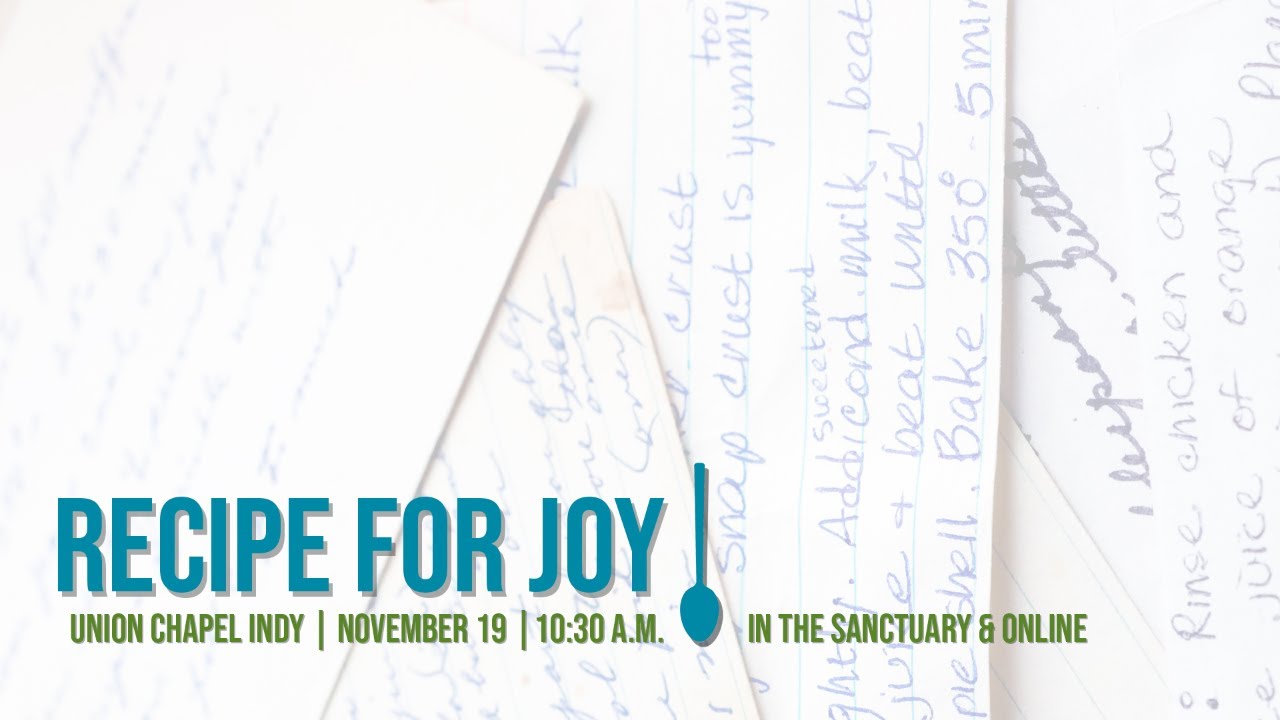 Recipe for Joy - YouTube