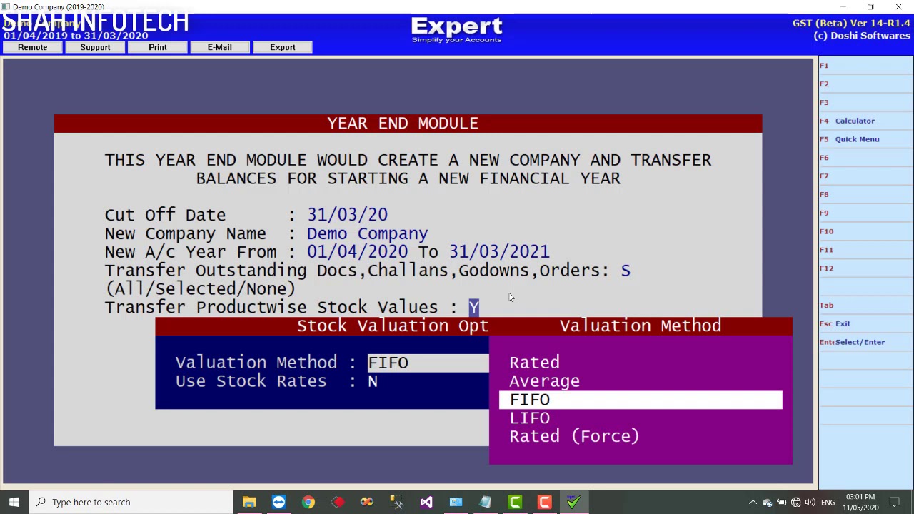 Year End Process in Expert Accounting Software. - YouTube