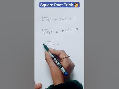 Square Root Trick 🤠 | How to find Square root | Square Root kaise ...