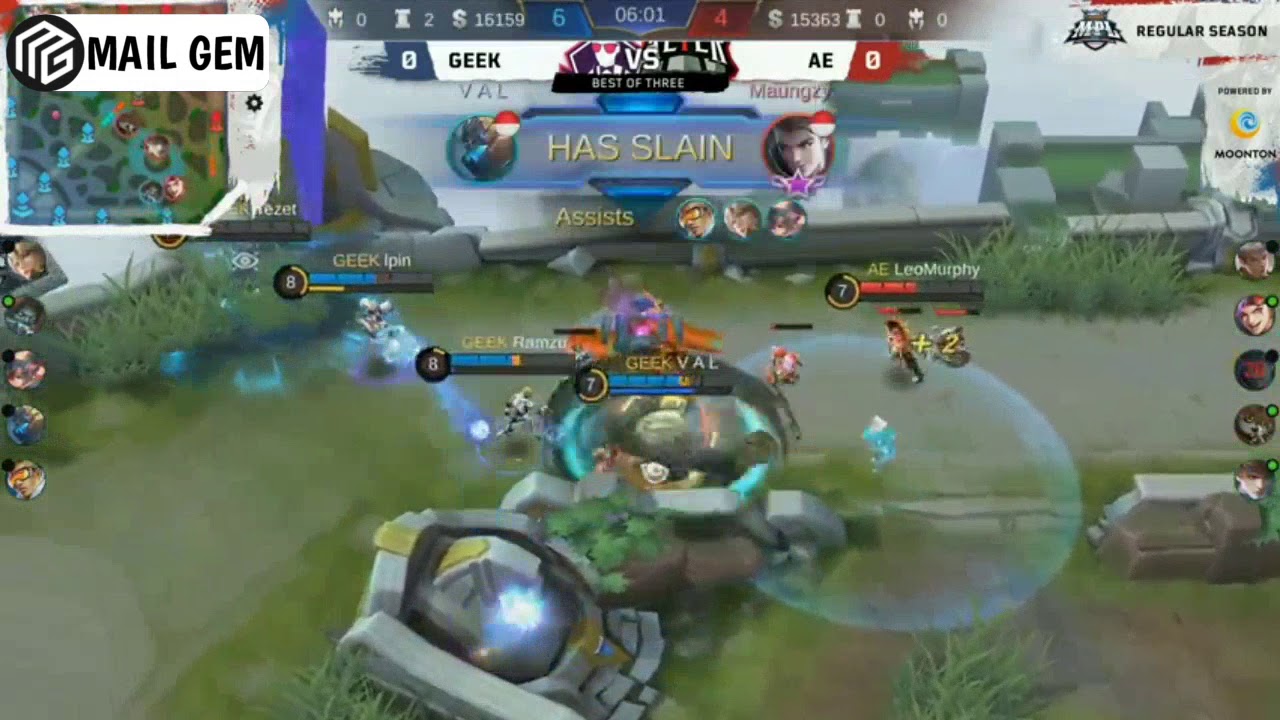 MANIAC!!!! GEEK FAM VS ALTER EGO MPL SESION 4 MATCH 1 ~ MLBB - YouTube