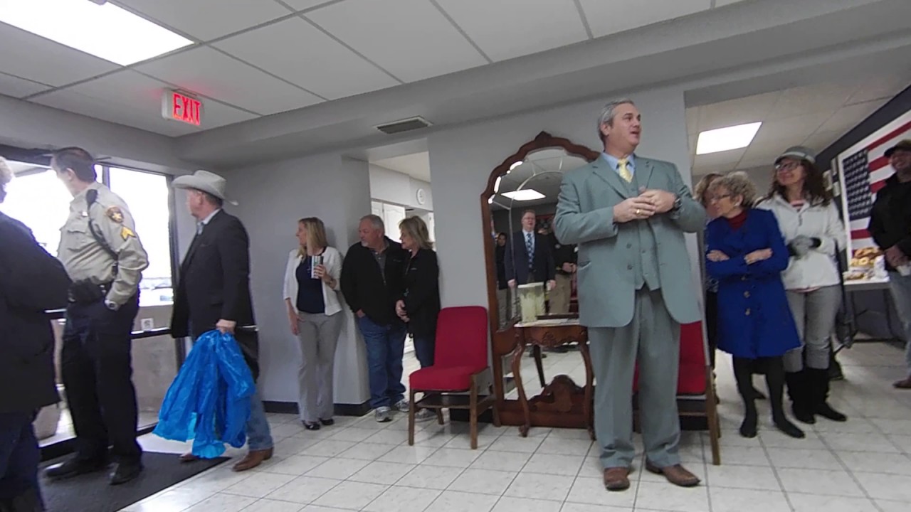 Back the blue prayer morning at Lone Star Church Tyler Texas January ...
