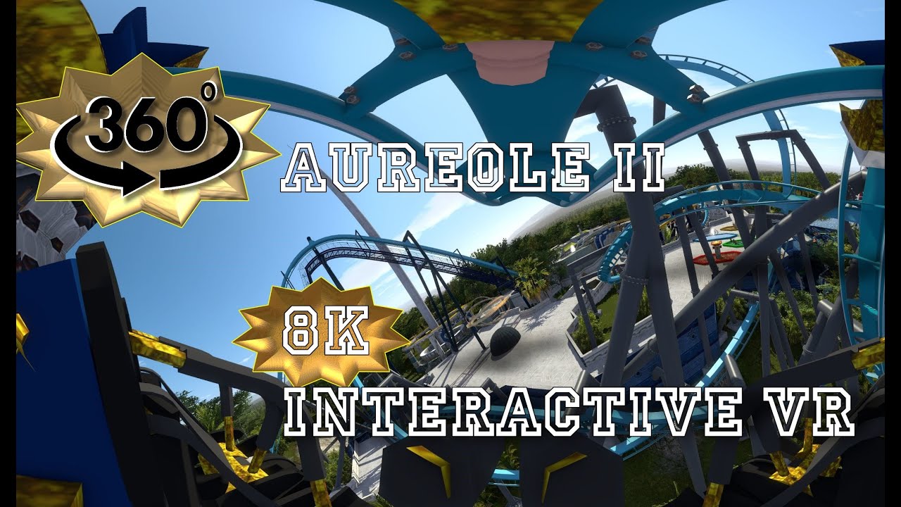 Aureole II virtual 3D Roller Coaster in 360° Degree interactive ...