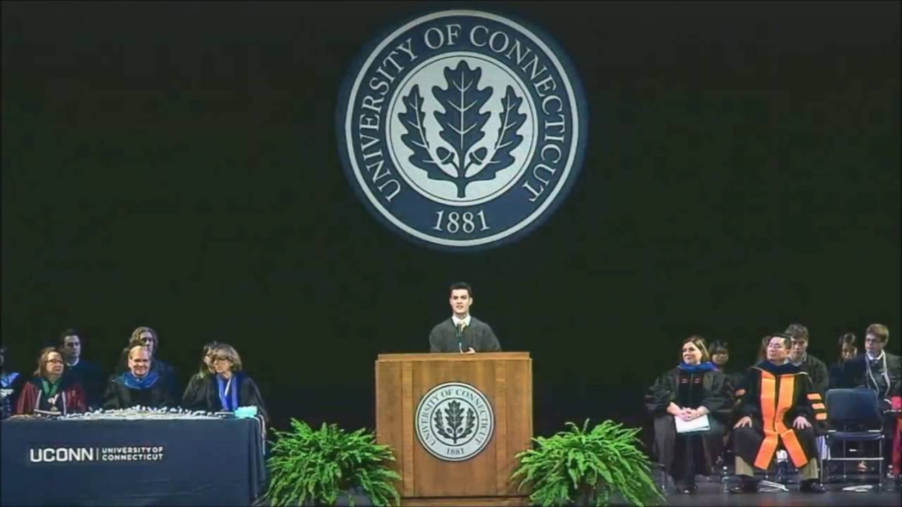 David Rifkin speech - UConn Honors commencement 2016 - YouTube