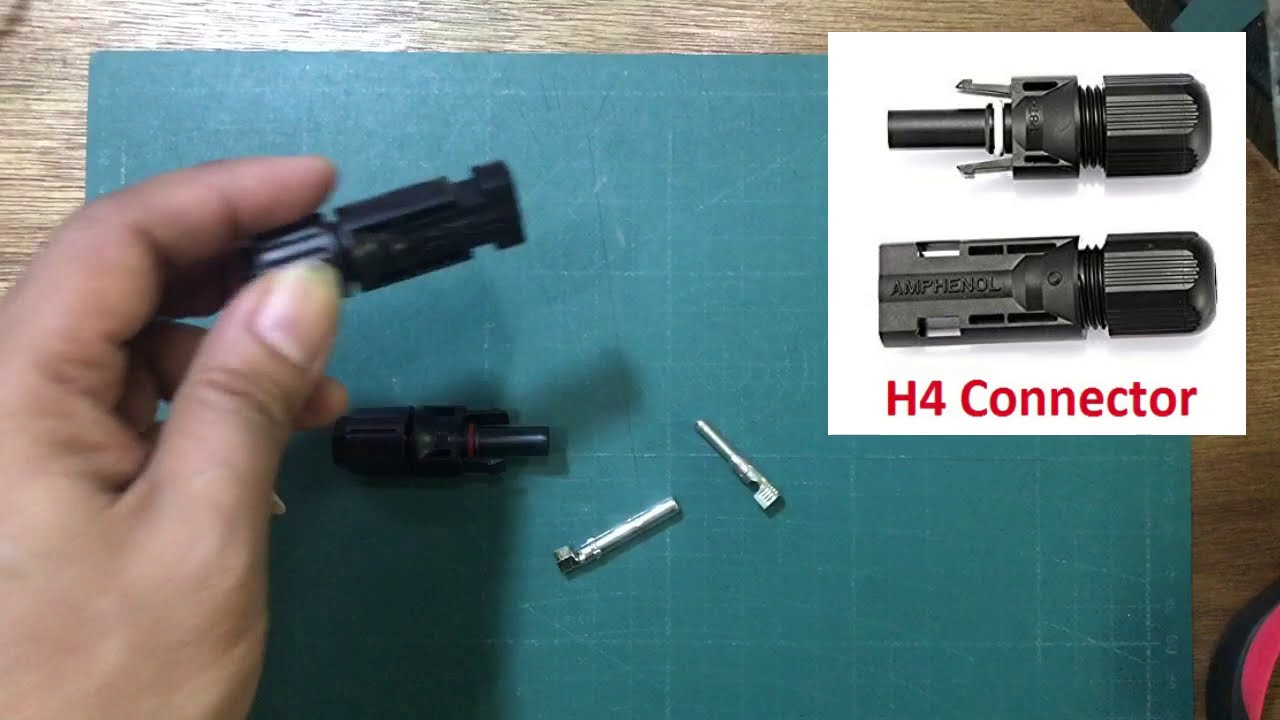 MC4 CONNECTOR CRIMPING WITH ORDINARY ELECTRICAL TOOLS - YouTube