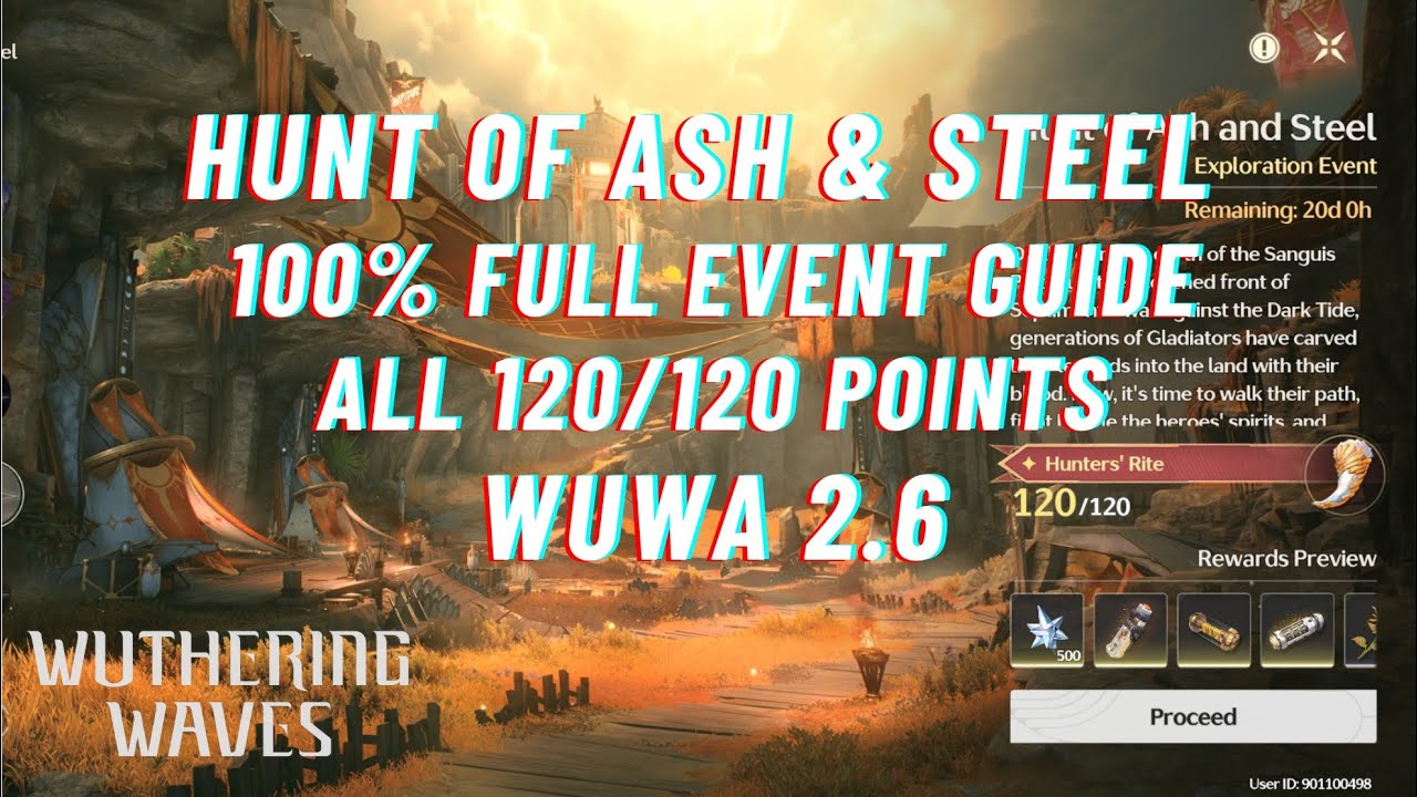 Hunt of Ash & Steel FULL 100% EVENT GUIDE ALL 120/120 POINTS ...