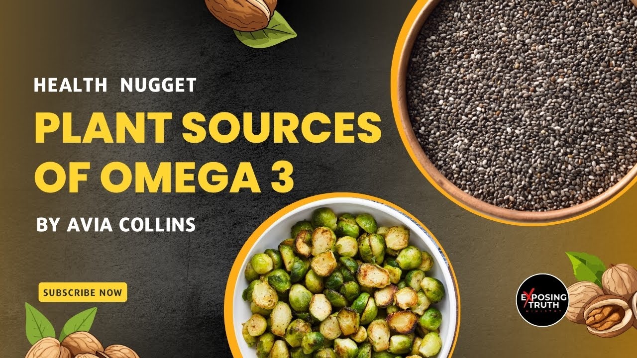 Plant Sources of Omega 3 - Health Nugget by Avia Collins - YouTube