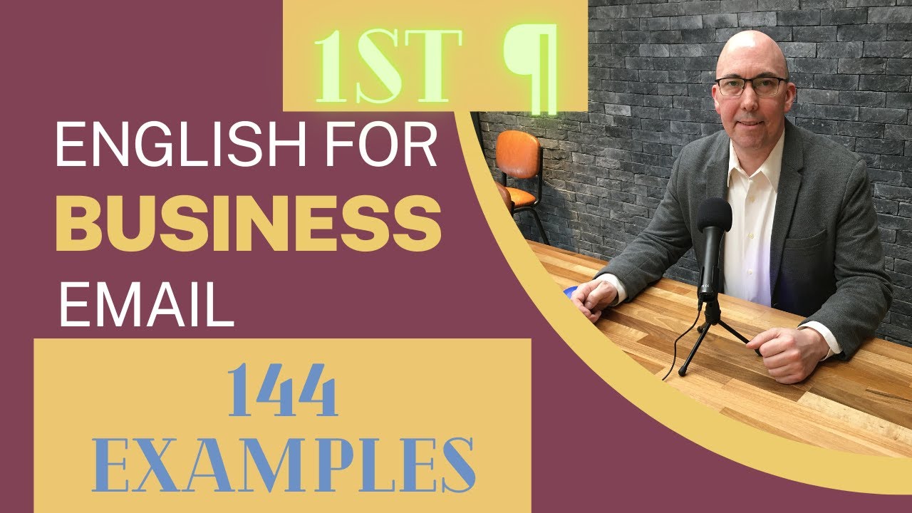 How to Write 1st paragraph of an email - Business English Email Writing ...