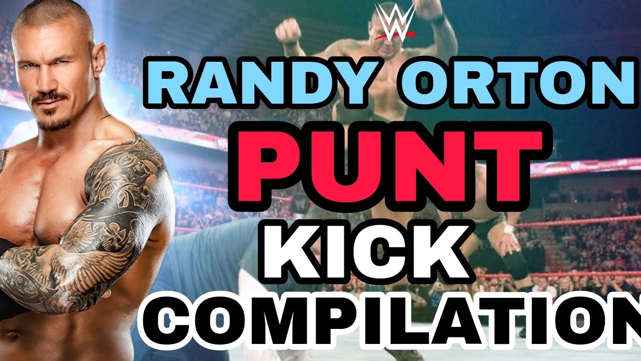 WWE - Randy Orton Punt Kick Compilation - YouTube