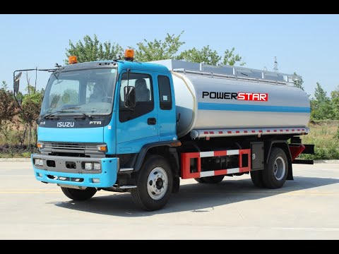 15,000L brand new Isuzu Fuel bowser Oil Tanker trucks for sale - YouTube