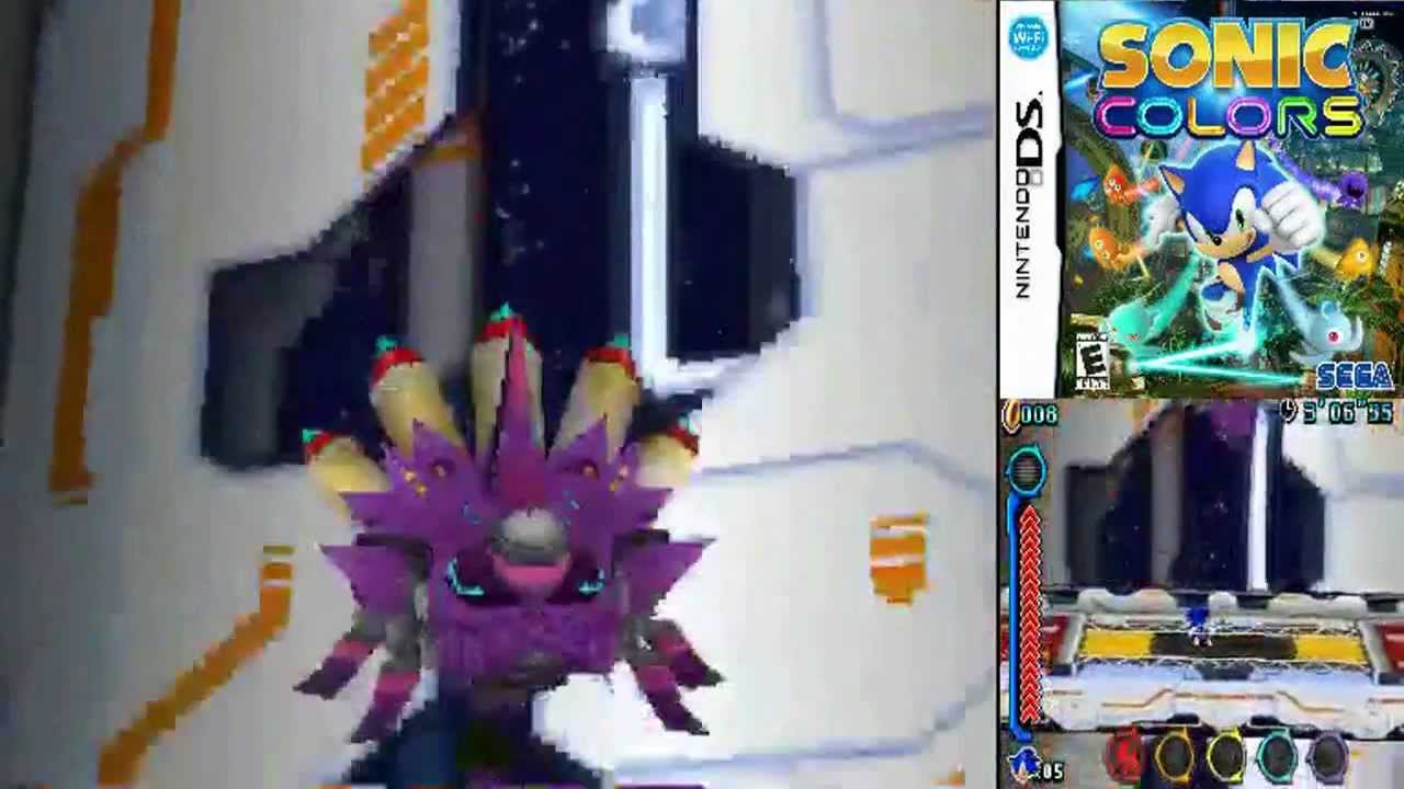 Sonic Colours DS: Nega-Wisp Armour [HFC Livestream highlight] - YouTube