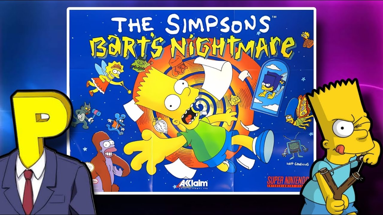 R-PLAY - The Simpsons: Bart's Nightmare | SNES | Gameplay | #simpson # ...