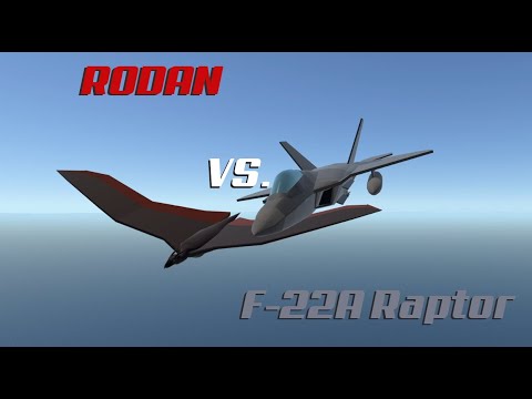 [Simpleplanes] Rodan vs. F-22A Raptor - YouTube