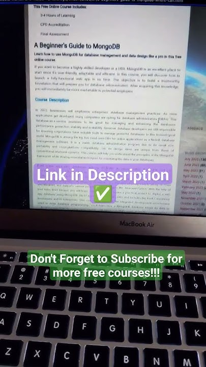 How to start MongoDB | MongoDB Certificate Course for beginners #mongodb - YouTube