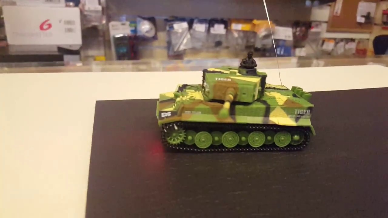 TIGER I PANZER MINI 1/72 - YouTube