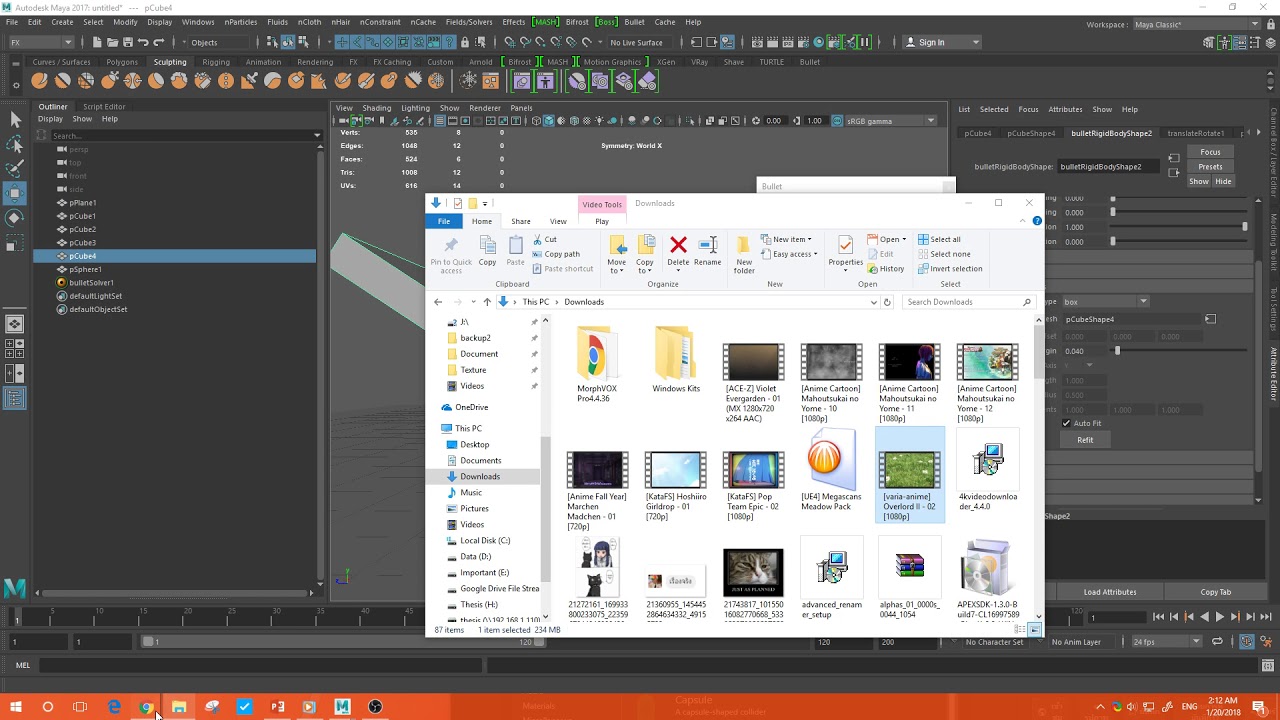 Maya Bullet [beginner] - YouTube