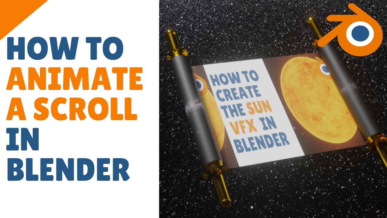Easy Scroll Animation in Blender 2.9 - YouTube