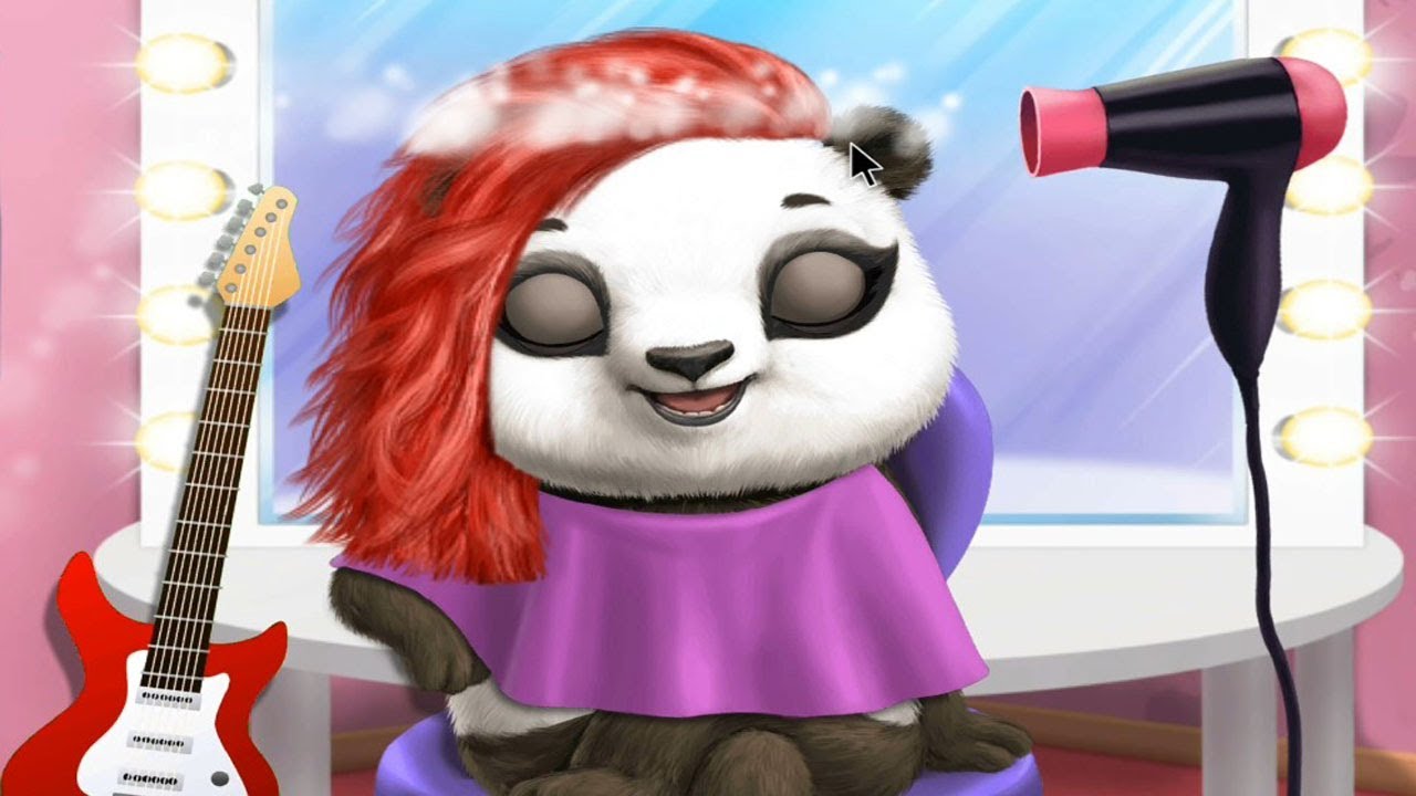 Mendandani Binatang Panda, Anjing, Jerapah, Dan Macan Tutul Game Make ...