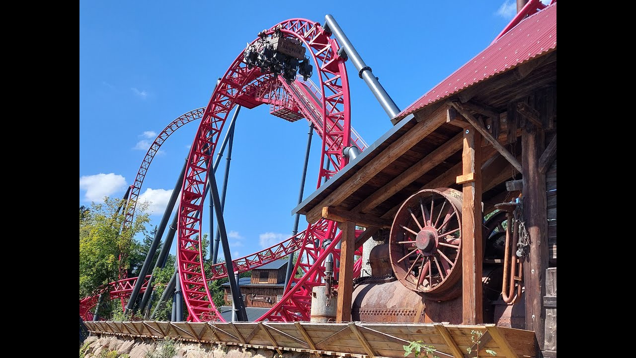 Dynamite (Onride 4k oder HD) Freizeitpark Plohn - YouTube