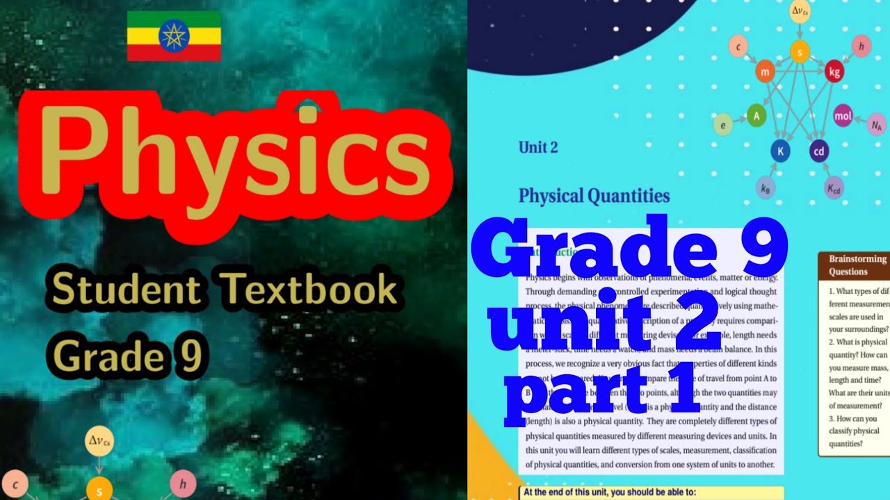 Physics grade 9 unit 1 part 1 / in afaan oromoo - YouTube