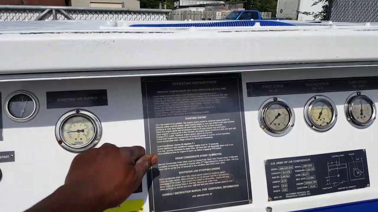 Mako Scba compressor - YouTube