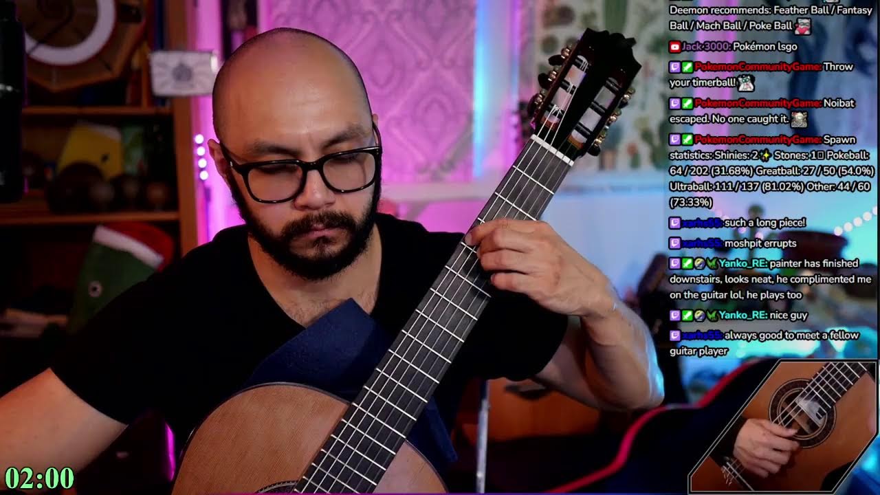 [en/中] classical guitar practice & chill - YouTube