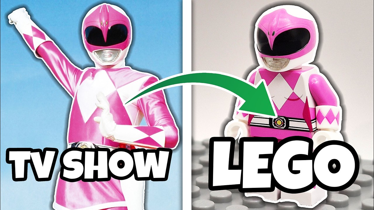 Unboxing an EPIC Custom PINK RANGER Lego Minifigure 💗⚡️ - YouTube