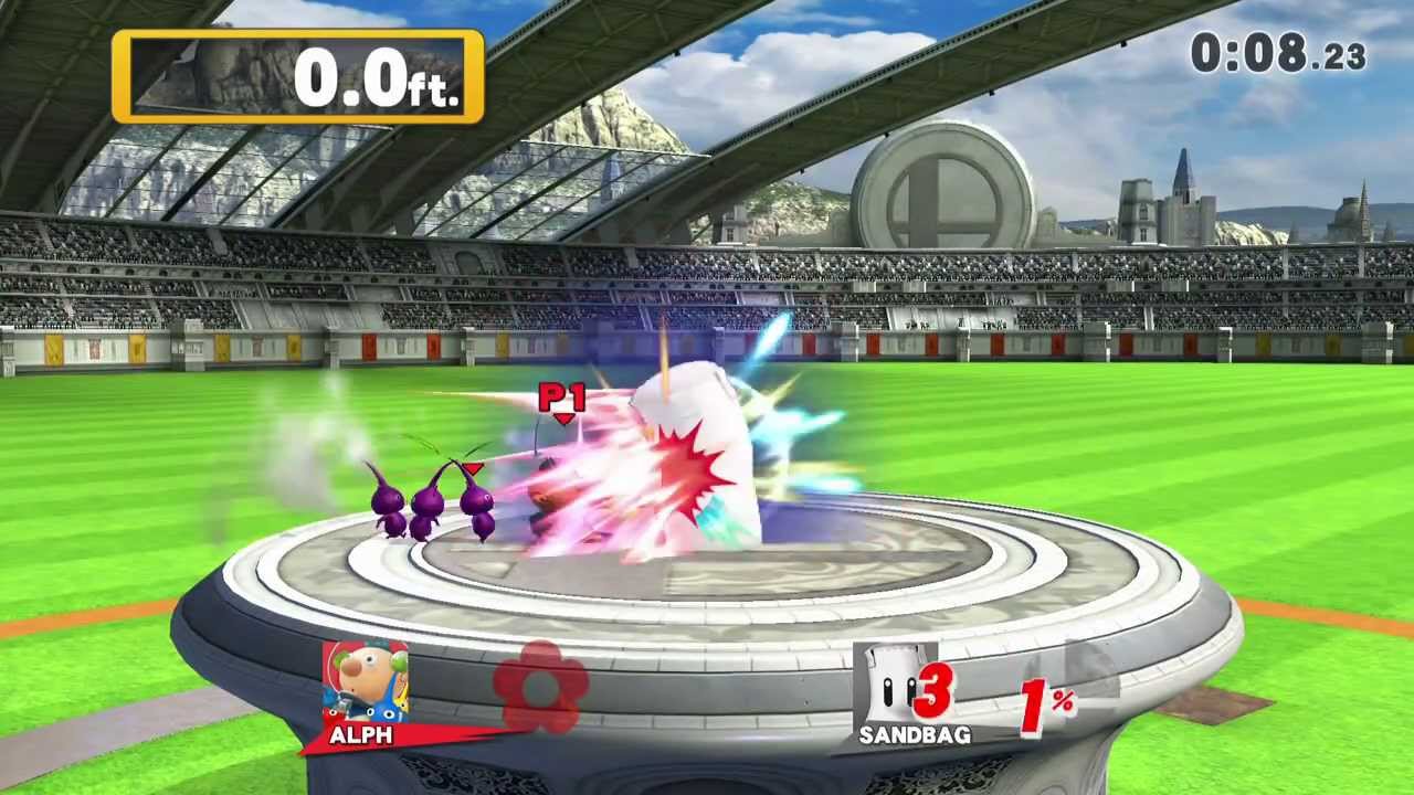 Super Smash Bros. 4 Wii U: Home-Run Contest with Alph (Olimar) (4438.3 ...
